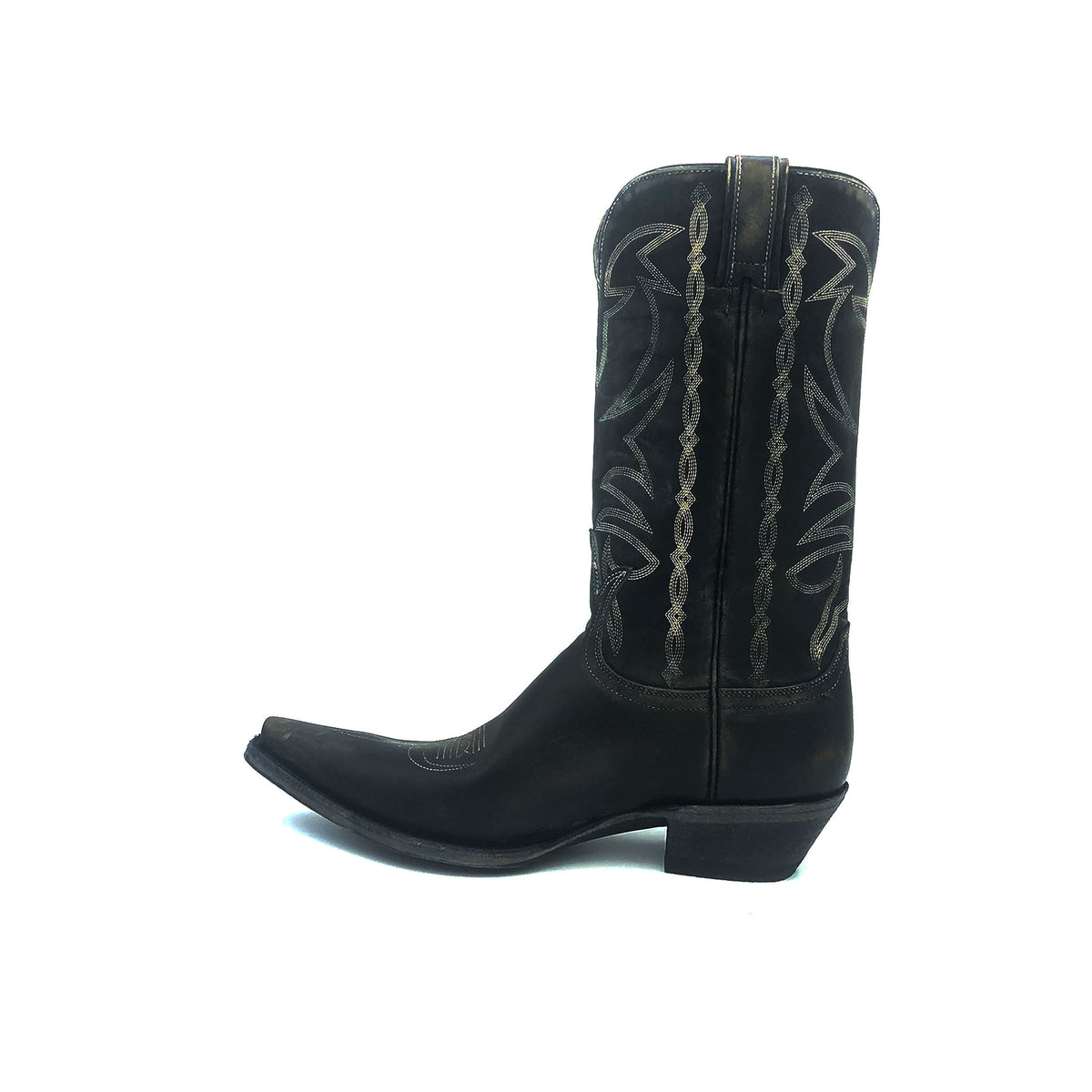 Men's Distressed Black Cowboy Boots | Los Angeles – Boot Star USA